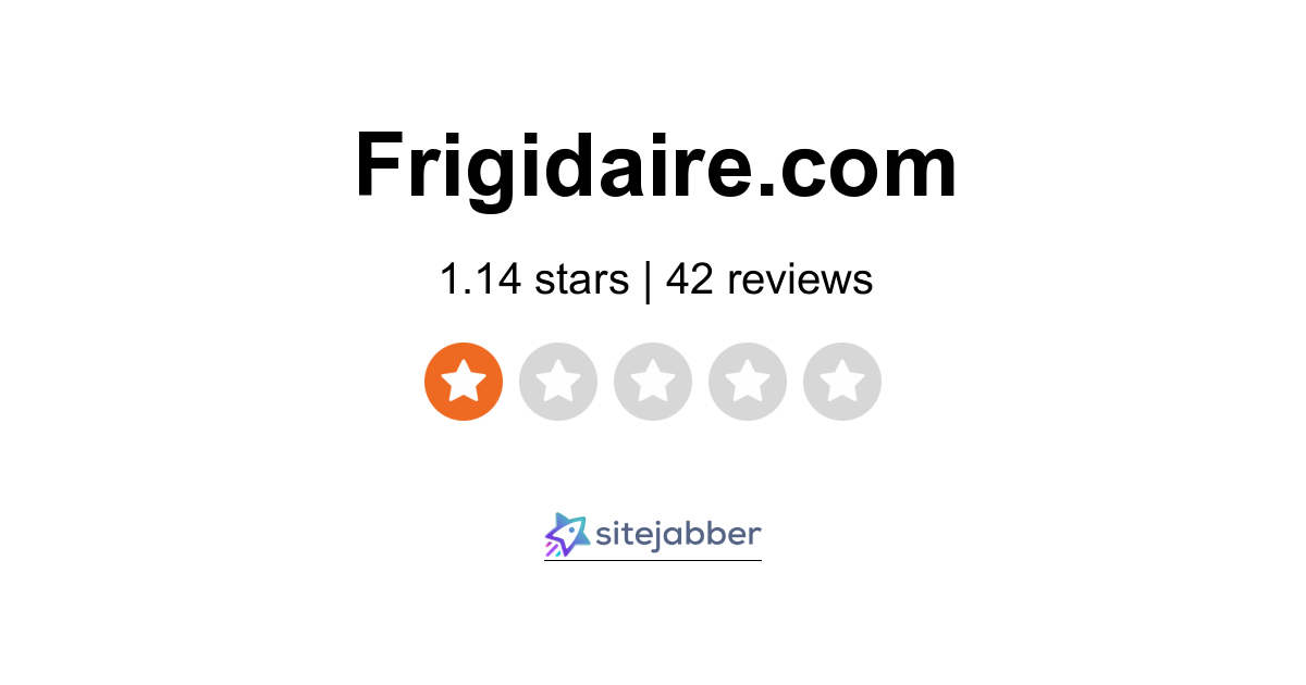 Frigidaire Reviews - Read 42 Customer Reviews of Frigidaire | Sitejabber