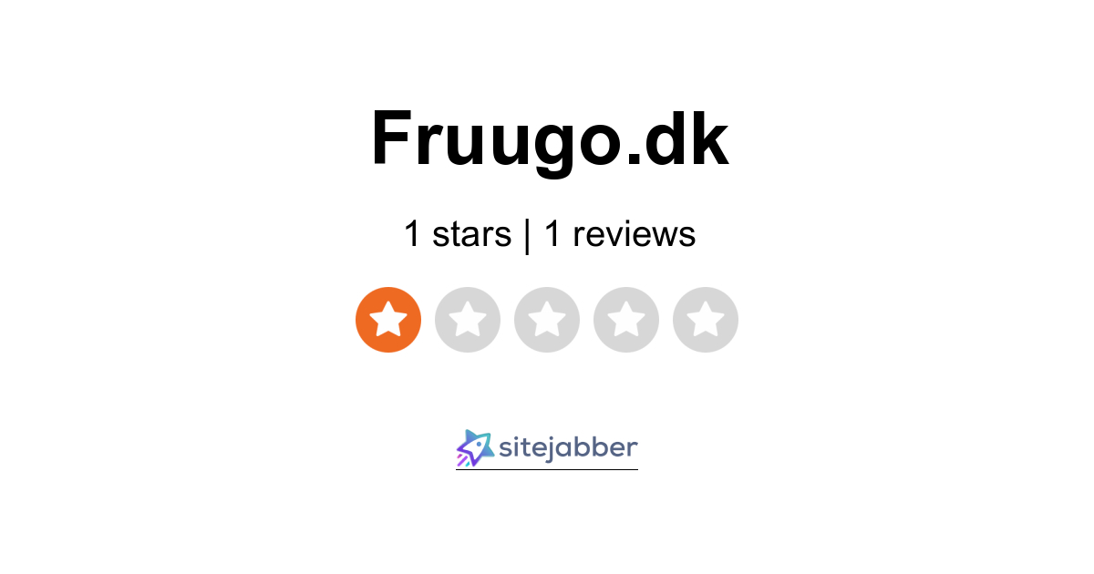Fruugo.dk Reviews - 1 Reviews of Fruugo.dk | Sitejabber