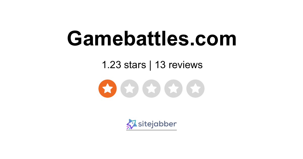 GameBattles Reviews - Read 13 Customer Reviews of GameBattles | Sitejabber