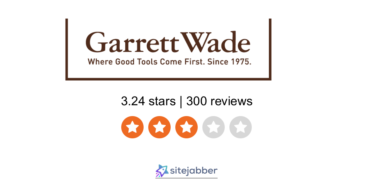 Garrett Wade Reviews - Read 300 Customer Reviews of Garrett Wade ...