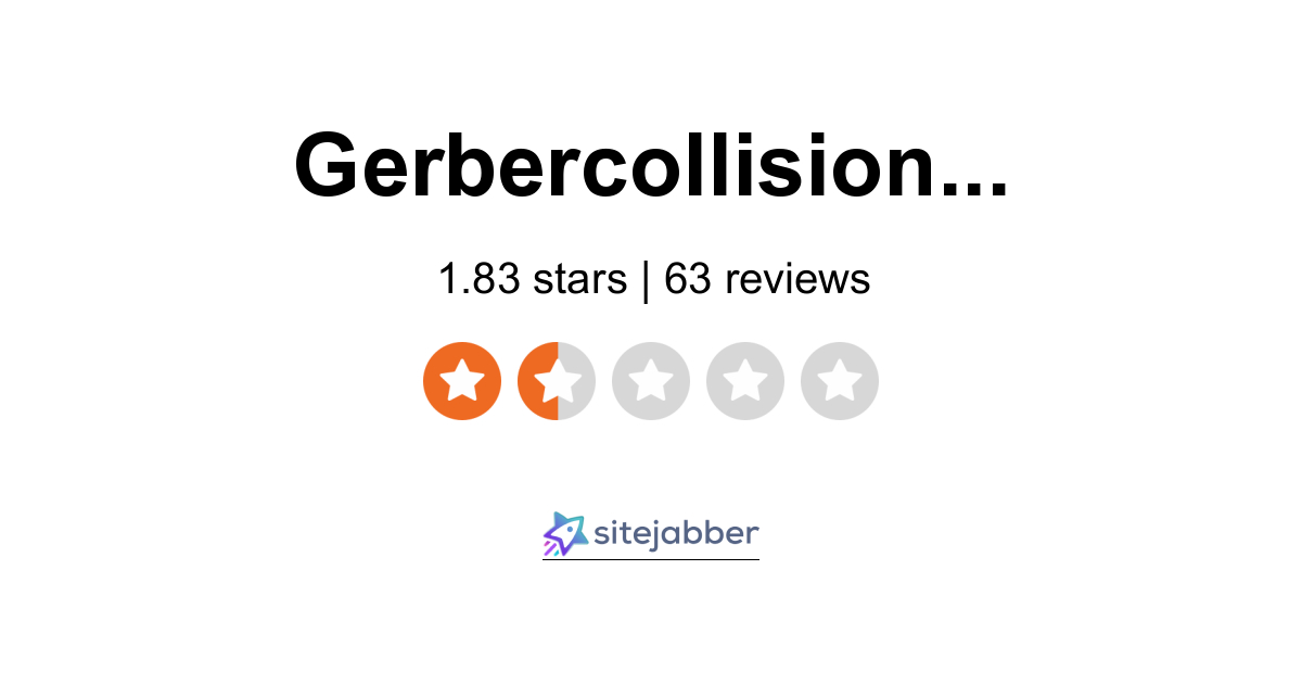 Gerber Collision Reviews - Read 63 Customer Reviews of Gerber Collision ...