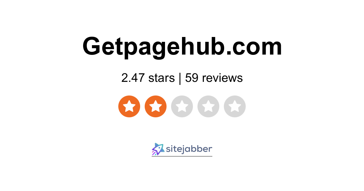 PageHub Reviews - Read 59 Customer Reviews of PageHub | Sitejabber