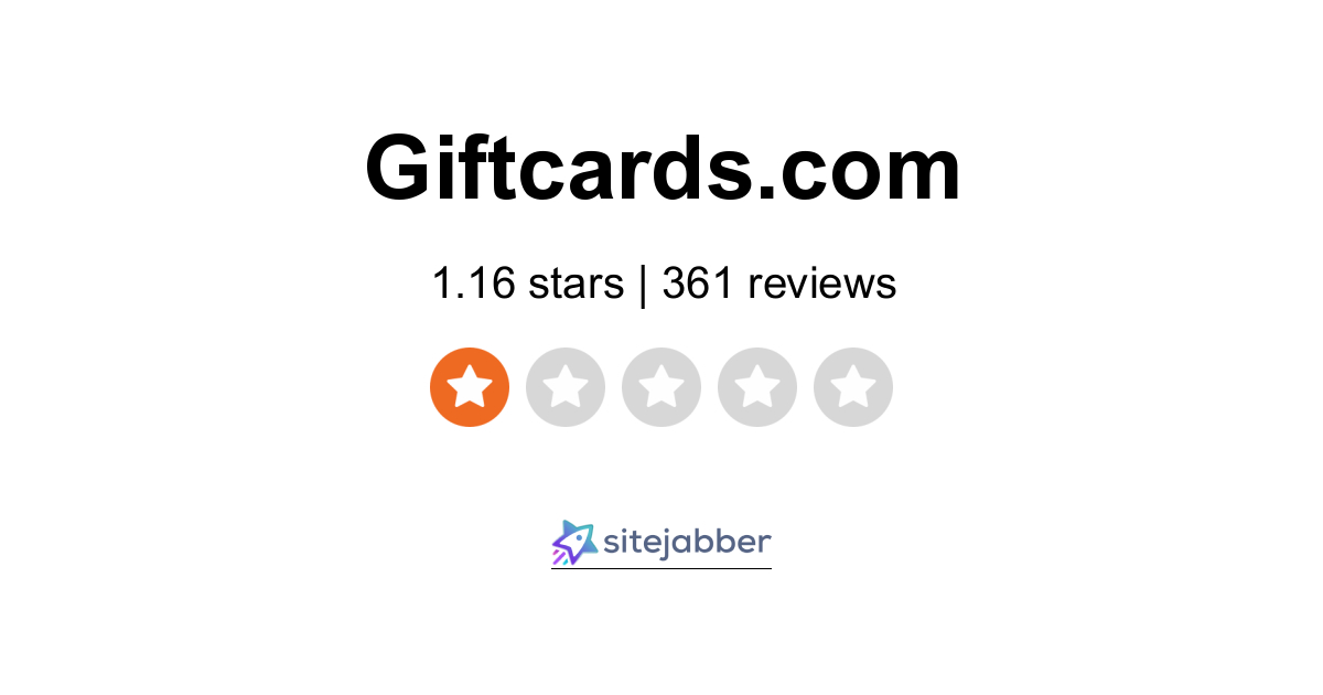 GiftCards.com Reviews - Read 360 Customer Reviews of GiftCards.com ...