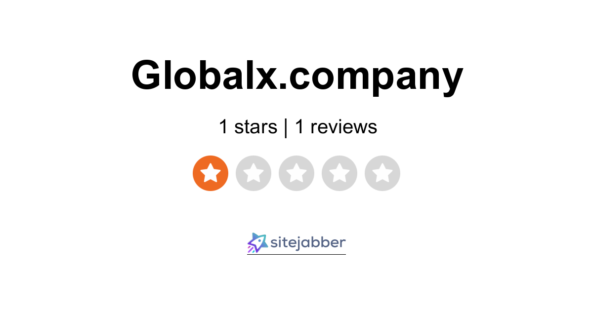 Globalx.company Reviews - 1 Reviews of Globalx.company | Sitejabber