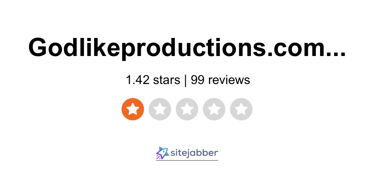 Godlike Productions Reviews - Read 99 Customer Reviews of Godlike ...