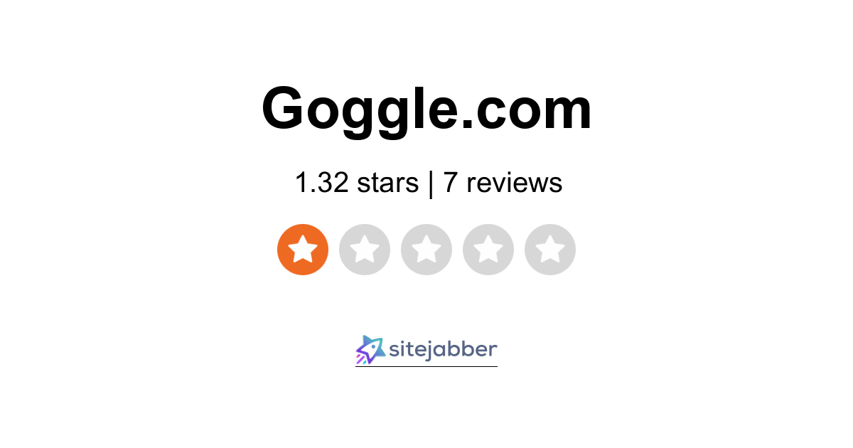 Goggle Reviews - Read 7 Customer Reviews of Goggle | Sitejabber
