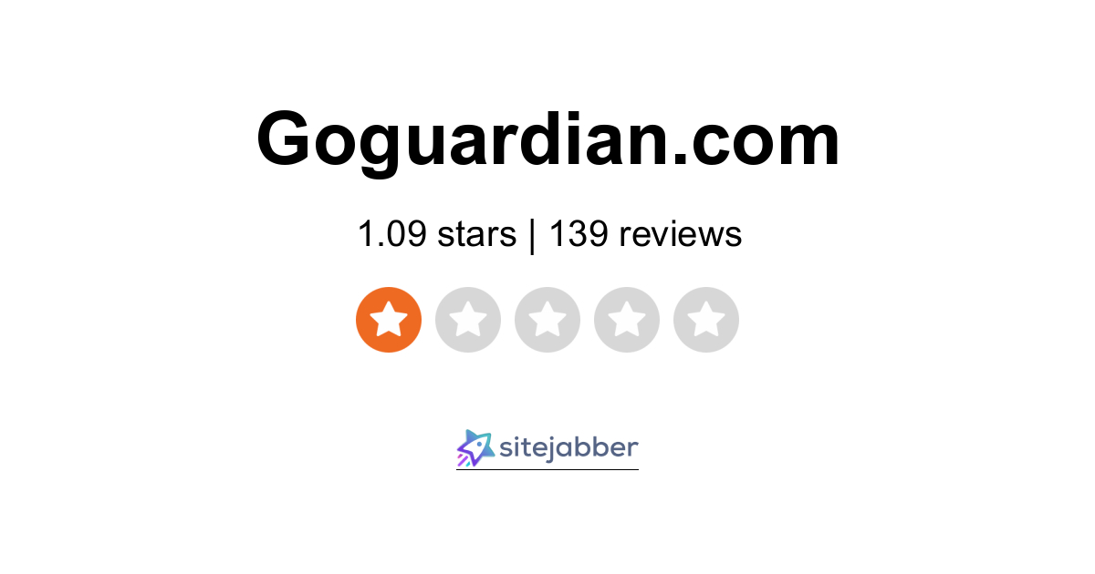 GoGuardian Reviews - Read 139 Customer Reviews of GoGuardian | Sitejabber