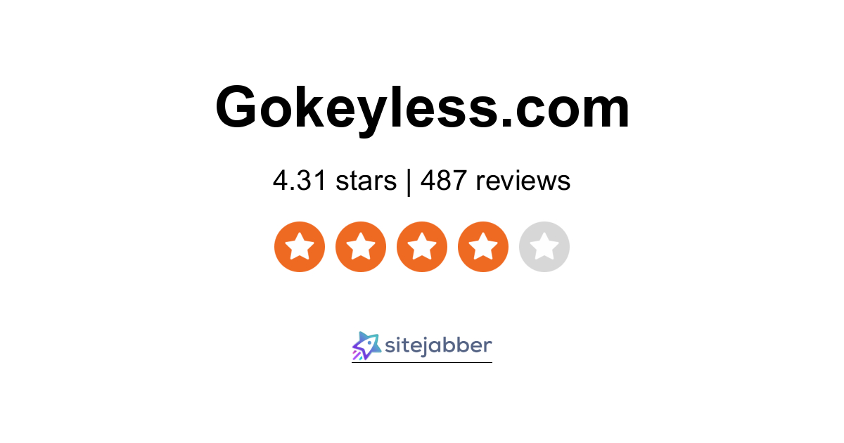 GoKeyless Reviews - Read 487 Customer Reviews of GoKeyless | Sitejabber