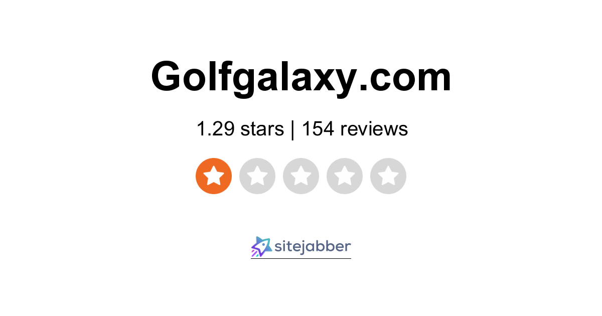 Golf Galaxy Reviews - Read 154 Customer Reviews of Golf Galaxy | Sitejabber