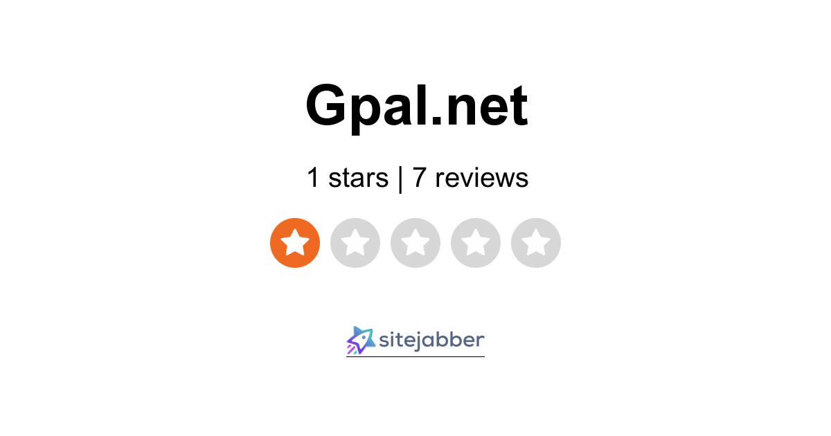 GPal Reviews - Read 7 Customer Reviews of GPal | Sitejabber