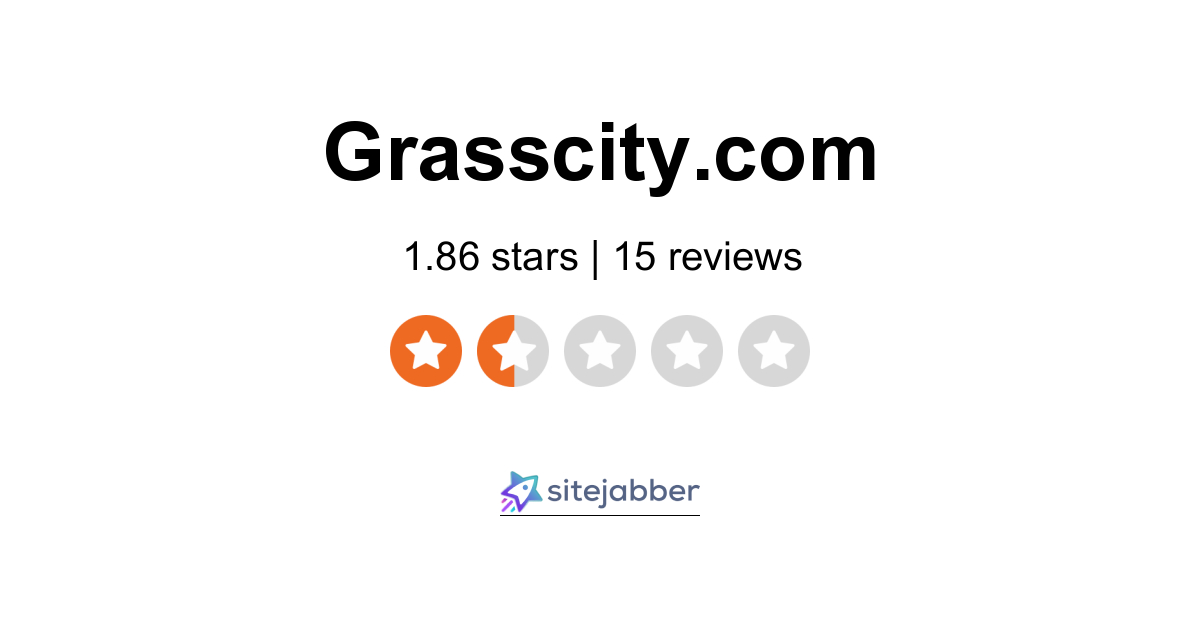 GrassCity Reviews - Read 15 Customer Reviews of GrassCity | Sitejabber