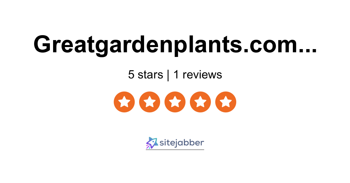 Great Garden Plants Reviews - Read 1 Customer Reviews of Great Garden ...