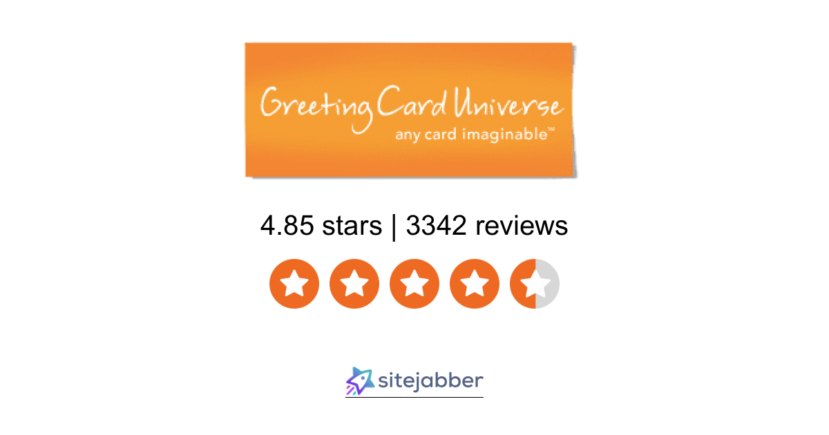 GreetingCardUniverse Reviews - Read 3,330 Customer Reviews of ...