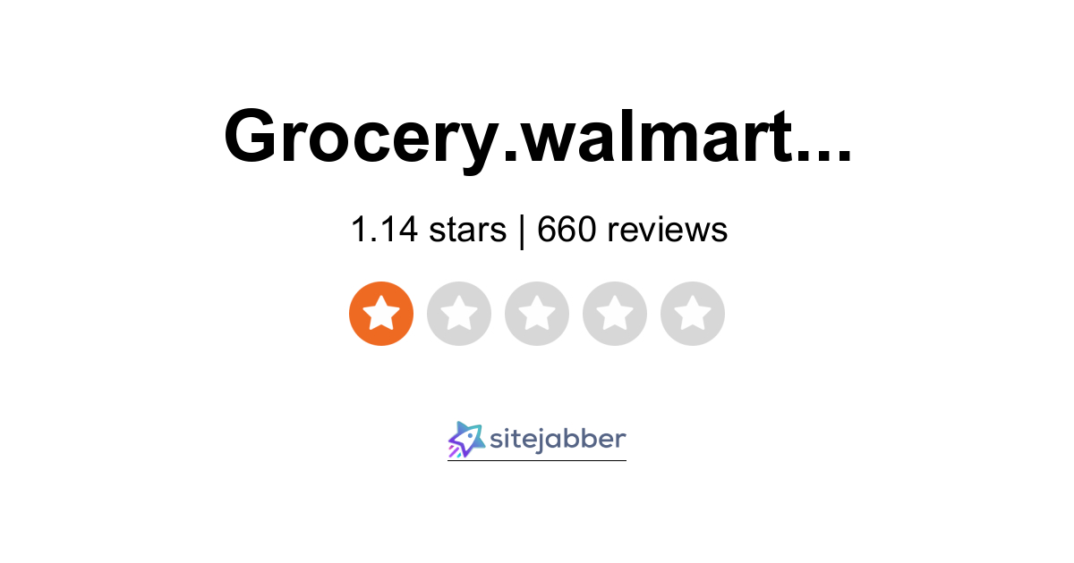 Walmart Grocery Delivery Reviews - Read 660 Customer Reviews of Walmart ...