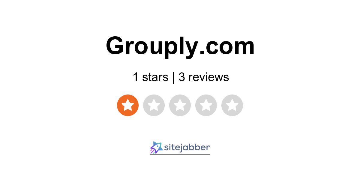 Grouply Reviews - Read 3 Customer Reviews of Grouply | Sitejabber