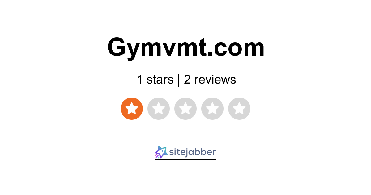 Gymvmt Reviews - 2 Reviews of Gymvmt.com | Sitejabber