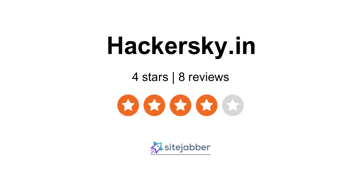 Hackersky.in Reviews - 9 Reviews of Hackersky.in | Sitejabber