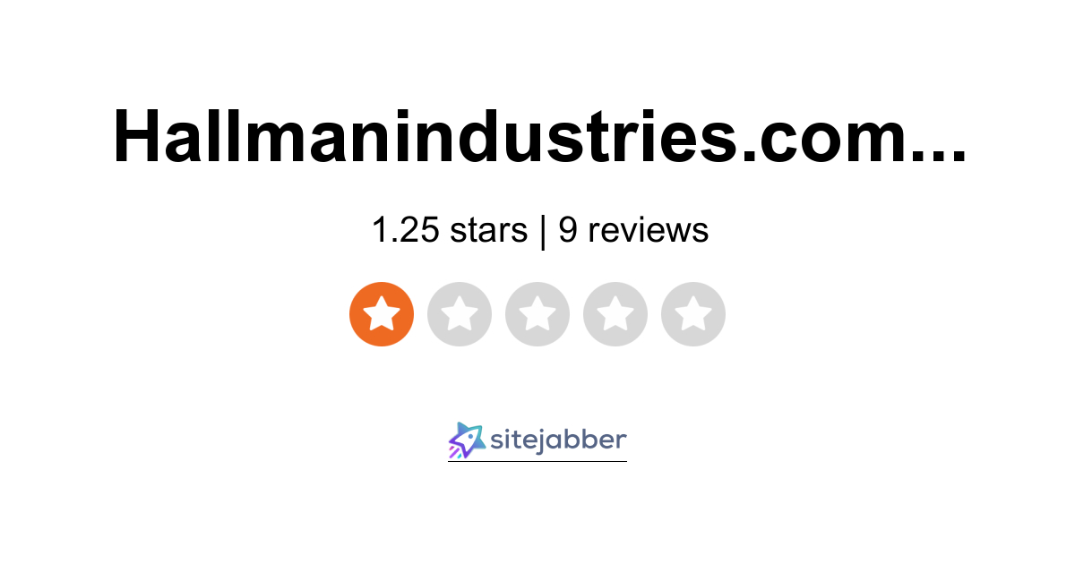 Hallman Reviews - Read 9 Customer Reviews of Hallman | Sitejabber