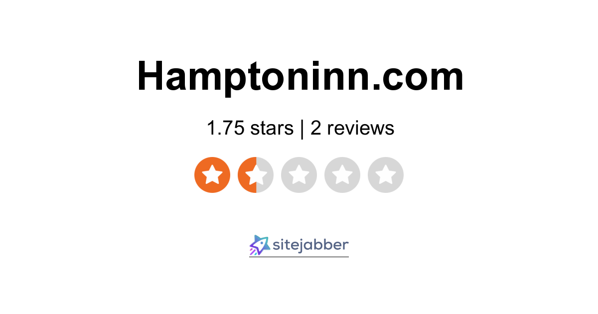 Hampton Inn Reviews - Read 2 Customer Reviews of Hampton Inn | Sitejabber