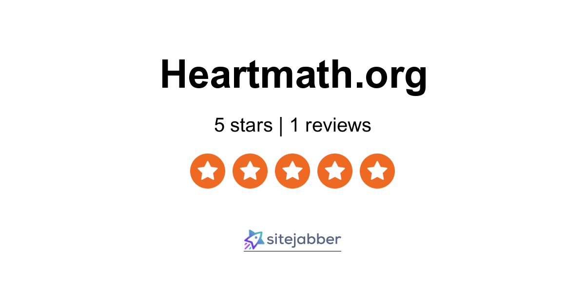 HeartMath Institute Reviews - 1 Reviews of heartmath.org | Sitejabber