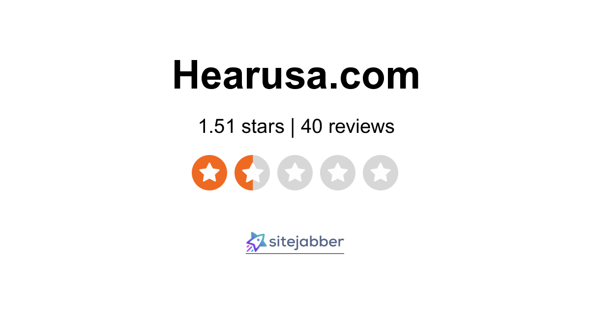 HearUSA Reviews - Read 8 Customer Reviews of HearUSA | Sitejabber