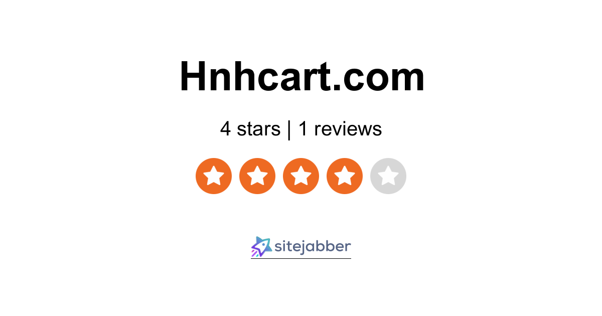Hnhcart Reviews - Read 1 Customer Reviews of Hnhcart | Sitejabber