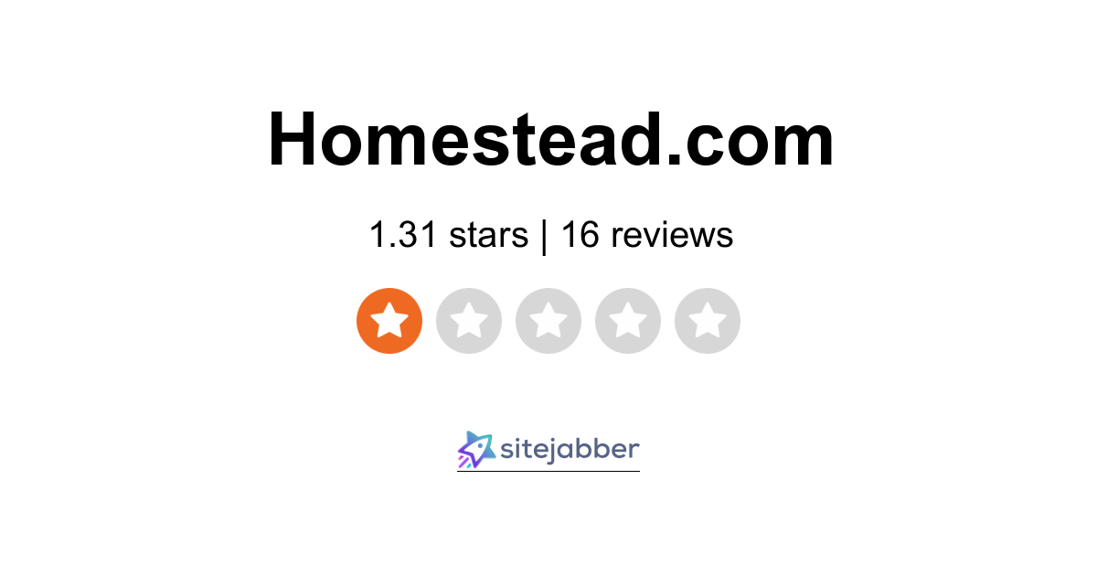Homestead Technologies Inc Reviews - Read 16 Customer Reviews of ...