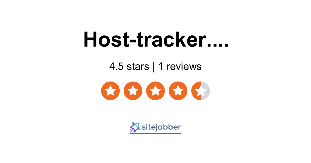 Host-tracker Reviews - 1 Reviews of Host-tracker.com | Sitejabber