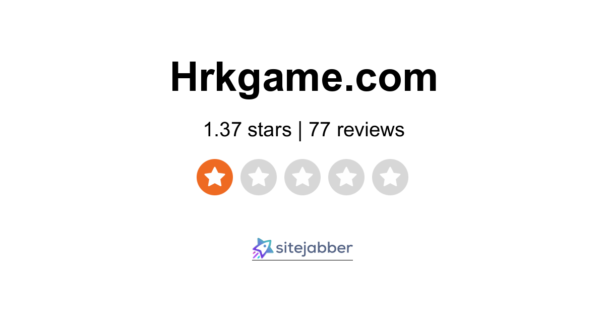 Hrk game Reviews - Read 77 Customer Reviews of Hrk game | Sitejabber