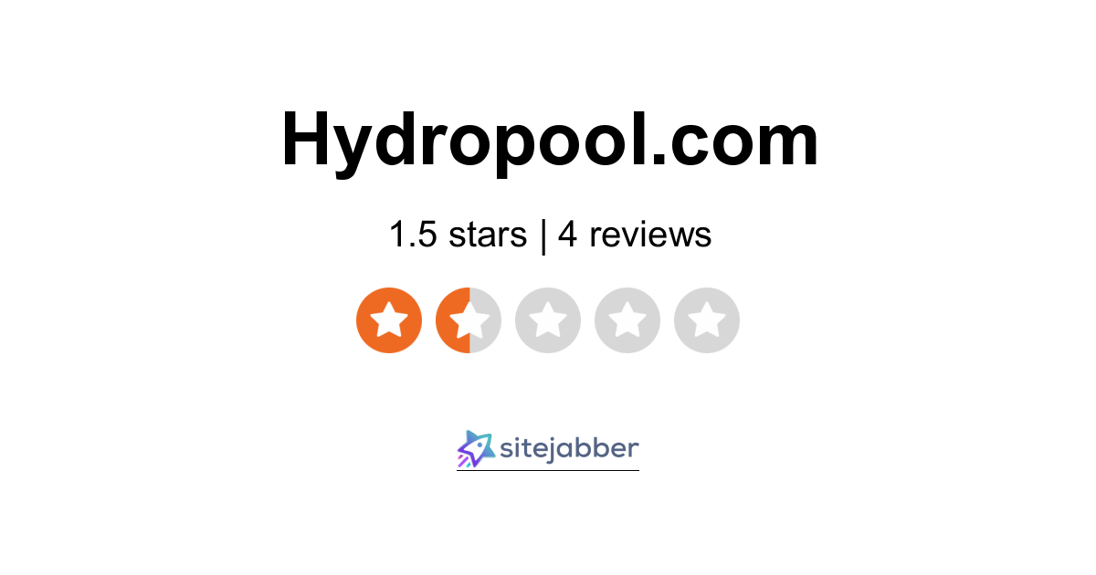 Hydropool Reviews - Read 4 Customer Reviews of Hydropool | Sitejabber