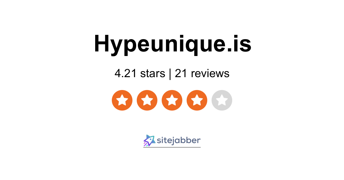 Hype Unique Reviews - Read 21 Customer Reviews of Hype Unique | Sitejabber