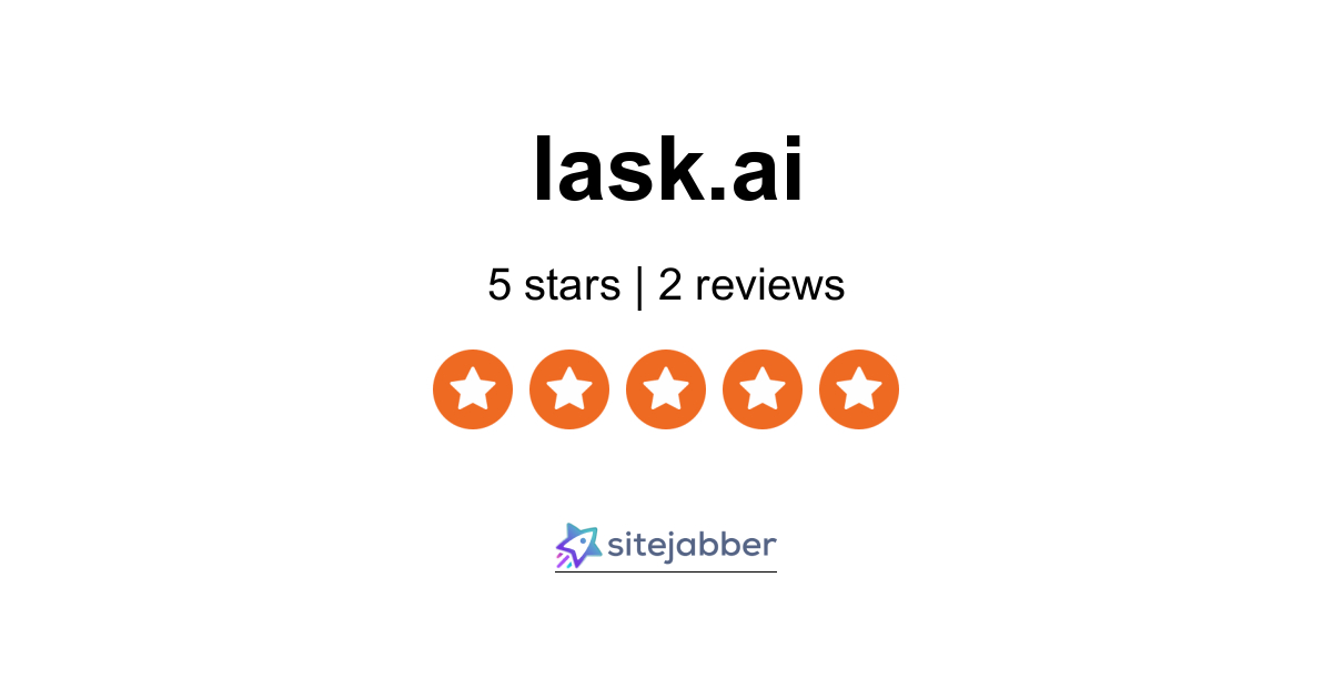 Iask.ai Reviews - Read 2 Customer Reviews of Iask.ai | Sitejabber