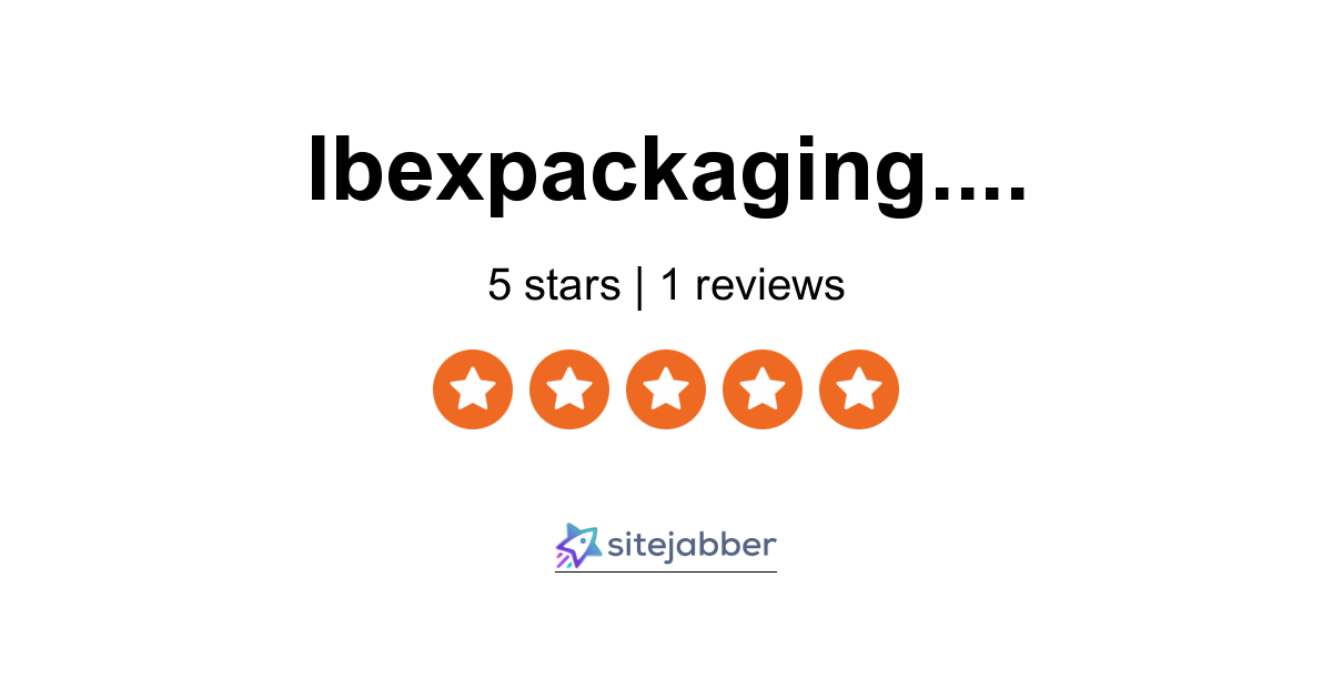 IBEX Packaging Reviews - Read 1 Customer Reviews of IBEX Packaging ...