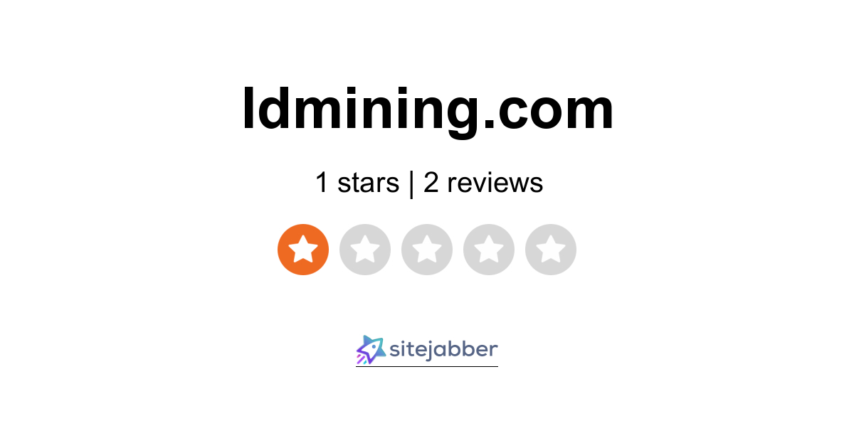 Idmining Reviews - Read 2 Customer Reviews of Idmining | Sitejabber