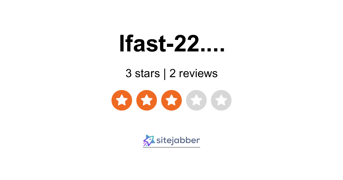 Ifast-22.blogspot Reviews - Read 2 Customer Reviews of Ifast-22.blogspot | Sitejabber