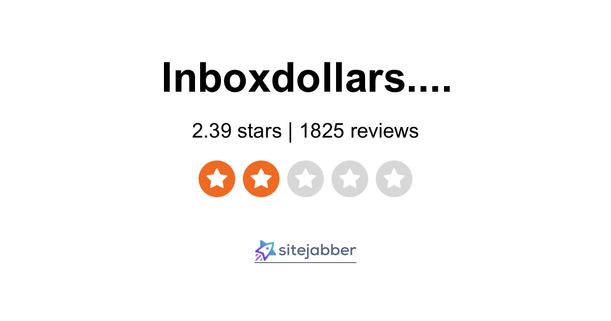 InboxDollars Reviews - Read 1,825 Customer Reviews of InboxDollars ...