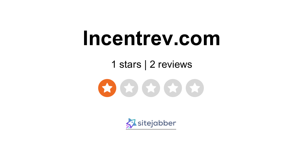 IncentRev Reviews - Read 2 Customer Reviews of IncentRev | Sitejabber