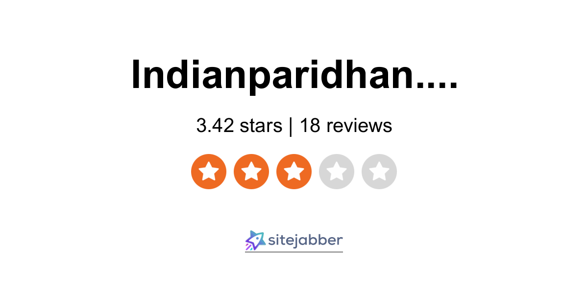 Indian Paridhan Reviews - 18 Reviews of Indianparidhan.com | Sitejabber