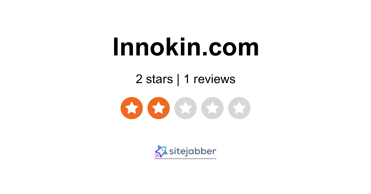 INNOKIN Reviews - Read 1 Customer Reviews of INNOKIN | Sitejabber