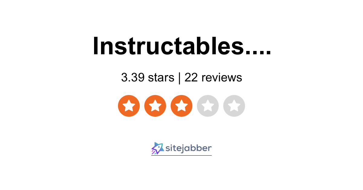 Instructables Reviews - Read 22 Customer Reviews of Instructables | Sitejabber