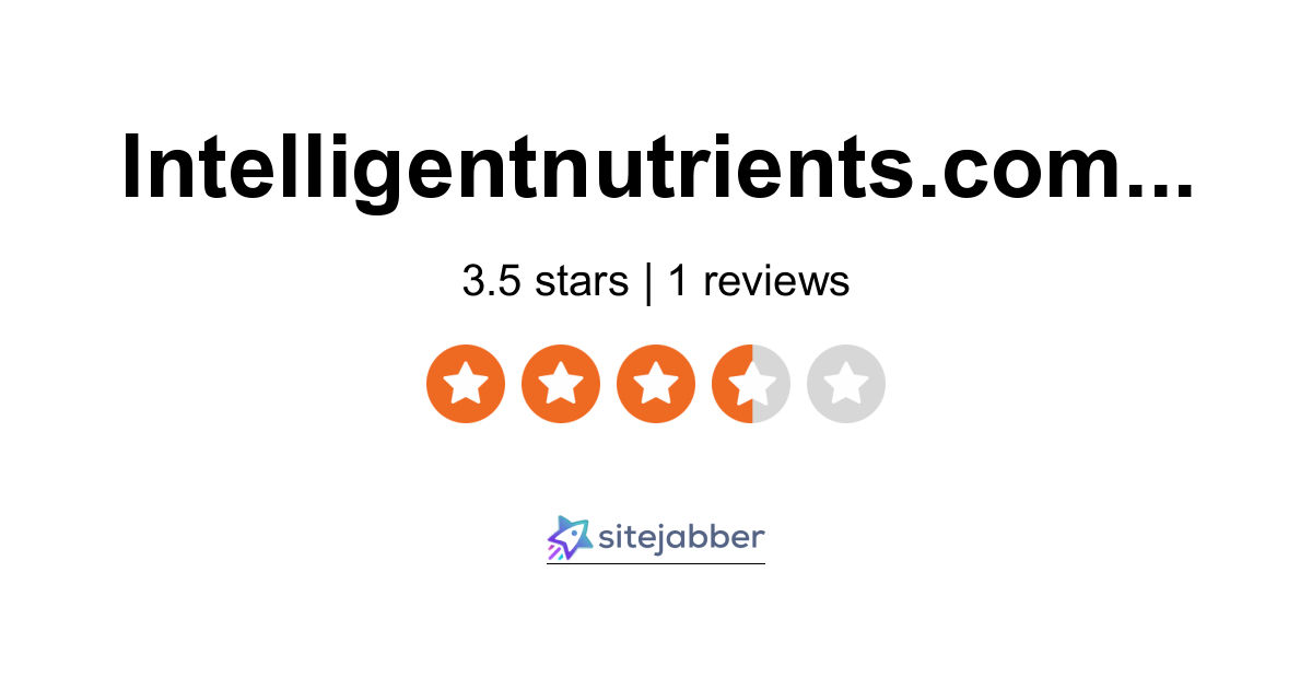 Intelligent Nutrients Reviews - 1 Reviews of Intelligentnutrients.com ...