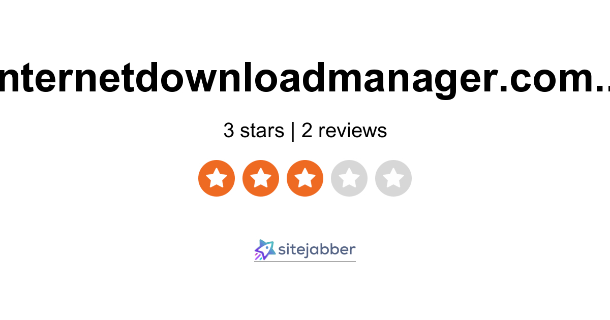 Internet Download Manager Reviews - Read 2 Customer Reviews of Internet ...