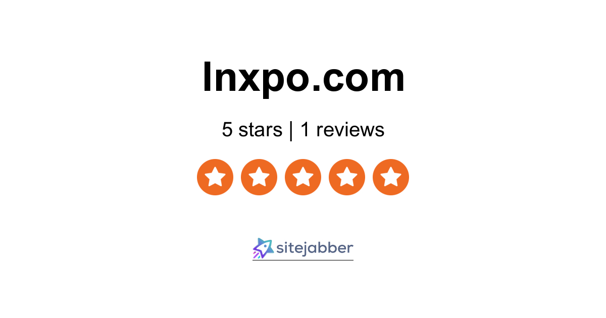 INXPO Reviews - Read 1 Customer Reviews of INXPO | Sitejabber