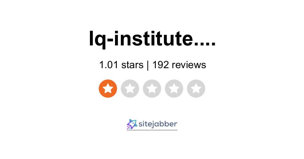 Iq-institute.org Reviews - Read 176 Customer Reviews of Iq-institute ...