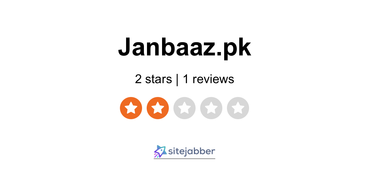 Janbaaz.pk Reviews - 1 Reviews of Janbaaz.pk | Sitejabber