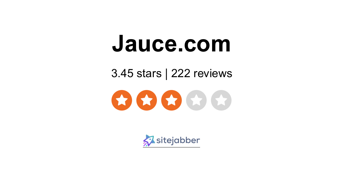 Jauce Reviews - Read 222 Customer Reviews of Jauce | Sitejabber