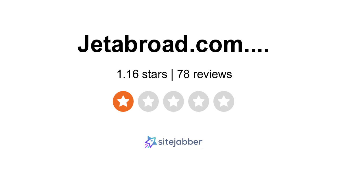 Jetabroad Reviews - Read 78 Customer Reviews of Jetabroad | Sitejabber