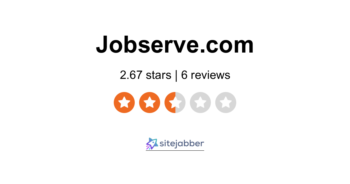 JobServe Reviews - Read 6 Customer Reviews of JobServe | Sitejabber