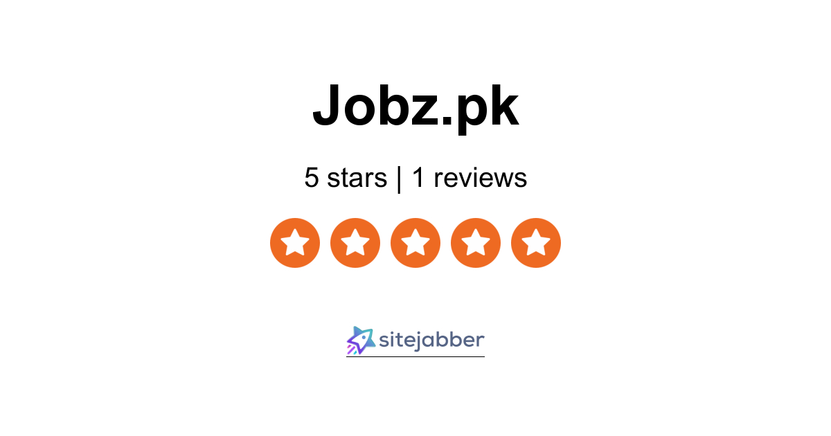 Jobz.pk Reviews - 1 Reviews of Jobz.pk | Sitejabber