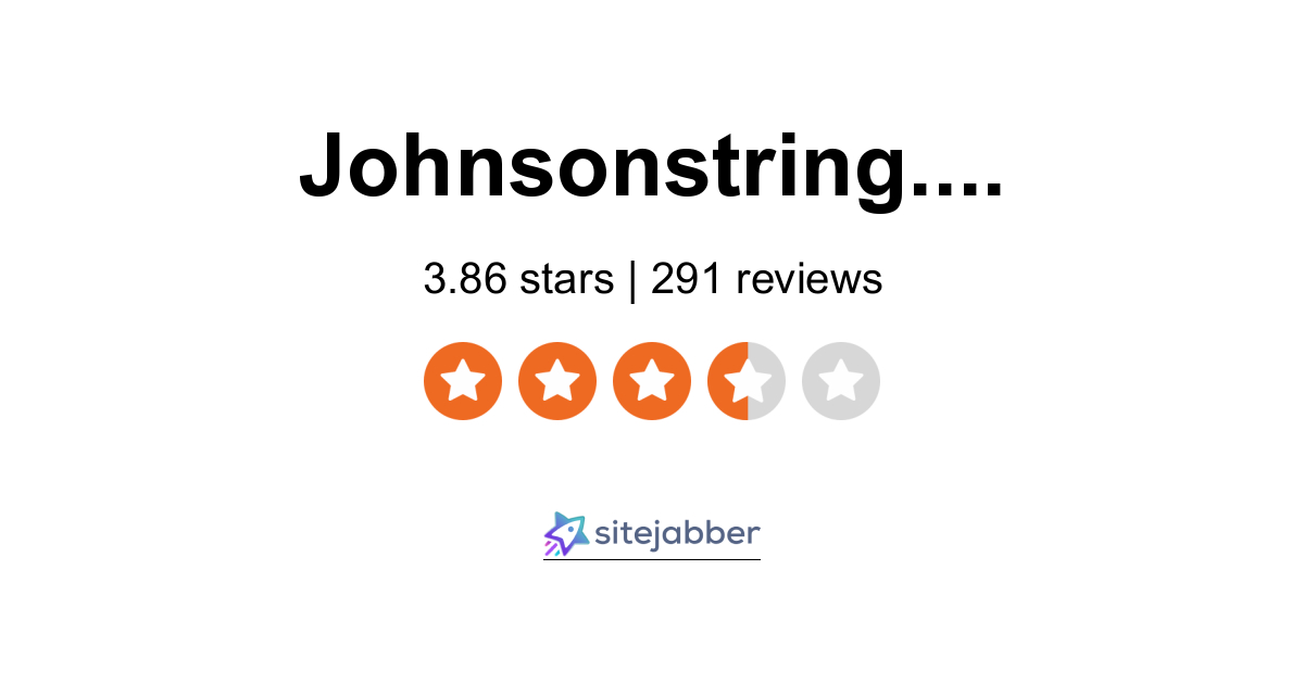 JohnsonString Reviews - Read 291 Customer Reviews of JohnsonString ...